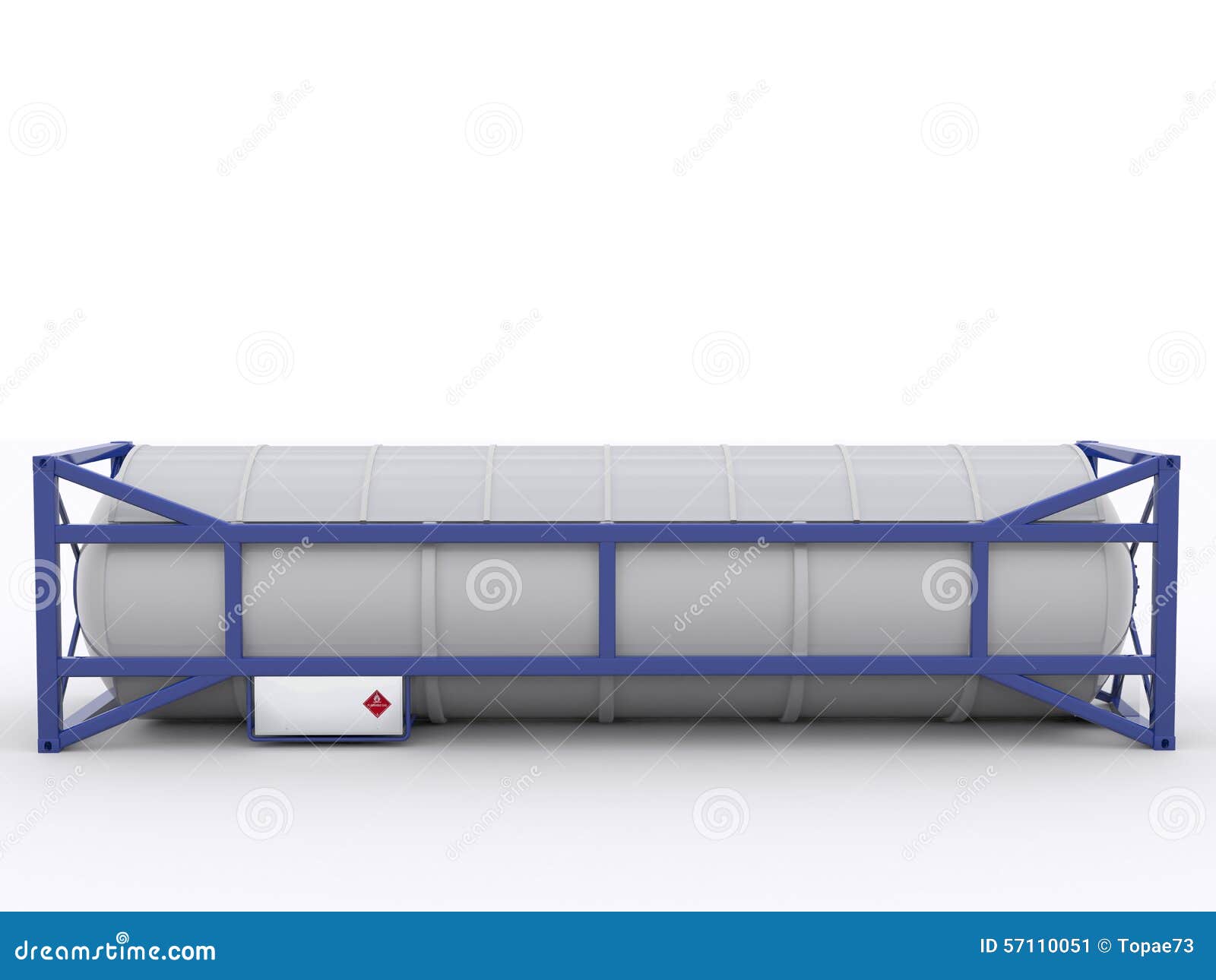 30ft Tank container stock illustration. Illustration of pressure - 57110051