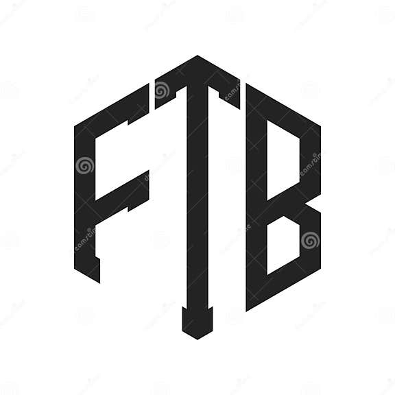 FTB Logo Design. Initial Letter FTB Monogram Logo Using Hexagon Shape ...