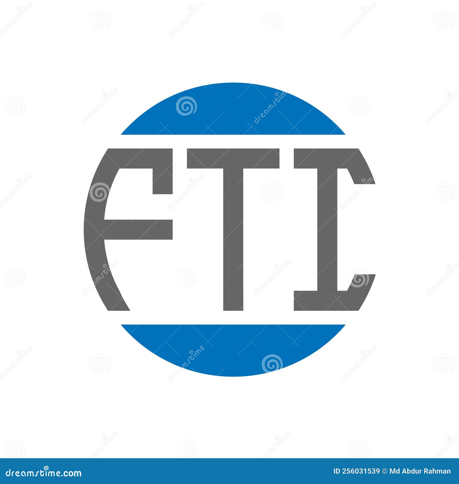 FTI Letter Logo Design on White Background. FTI Creative Initials ...