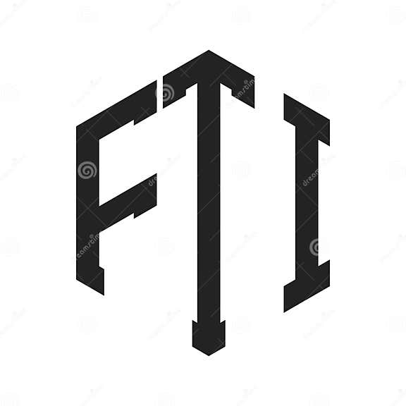 FTI Logo Design. Initial Letter FTI Monogram Logo Using Hexagon Shape ...