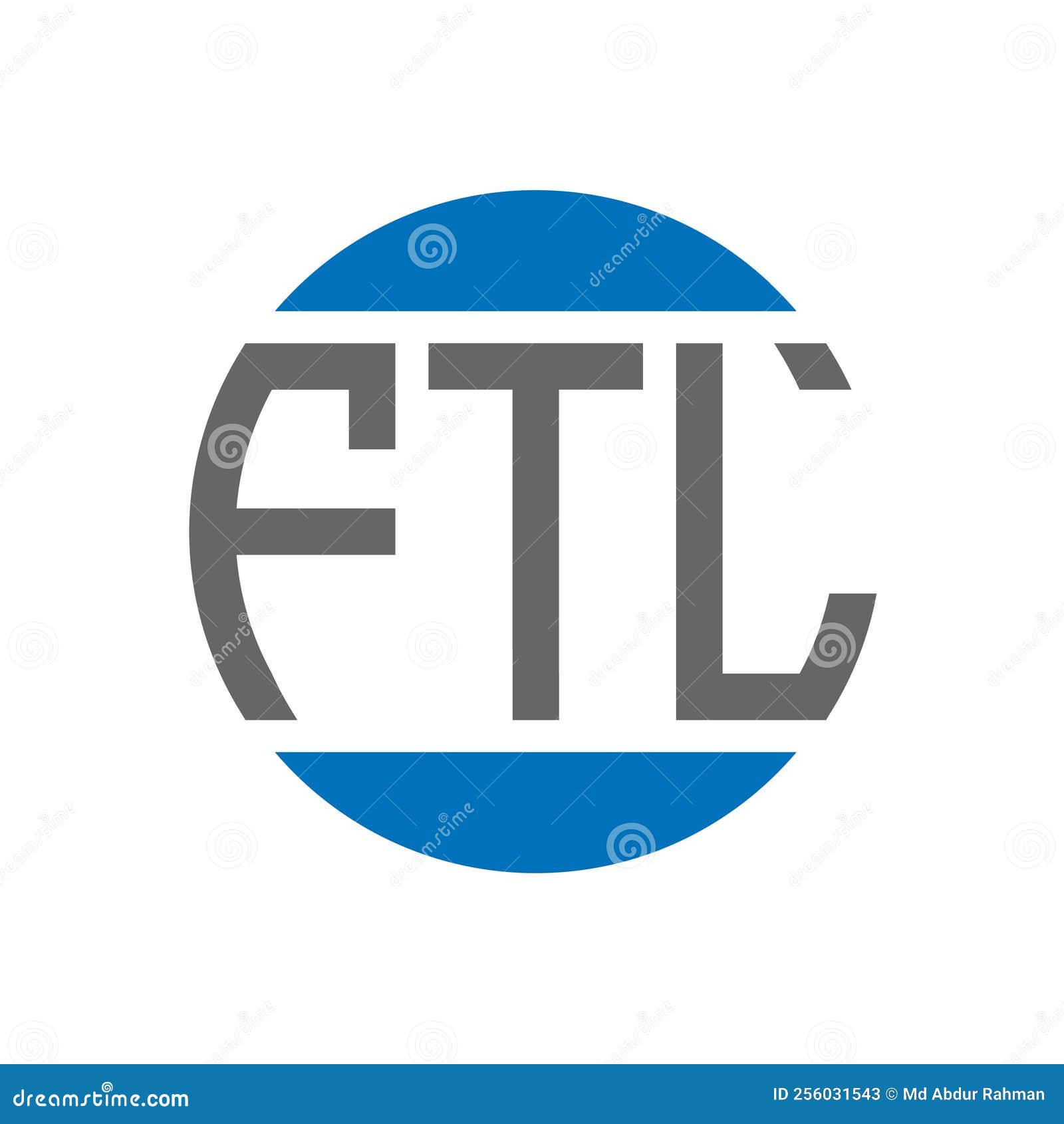 FTL Letter Logo Design On White Background. FTL Creative Initials ...