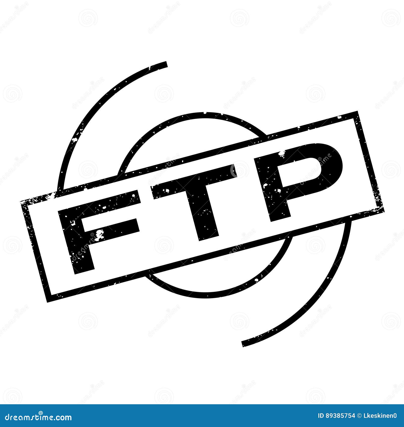 Ftp-File- Transfer Protocolstempel Vektor Abbildung - Illustration von ...
