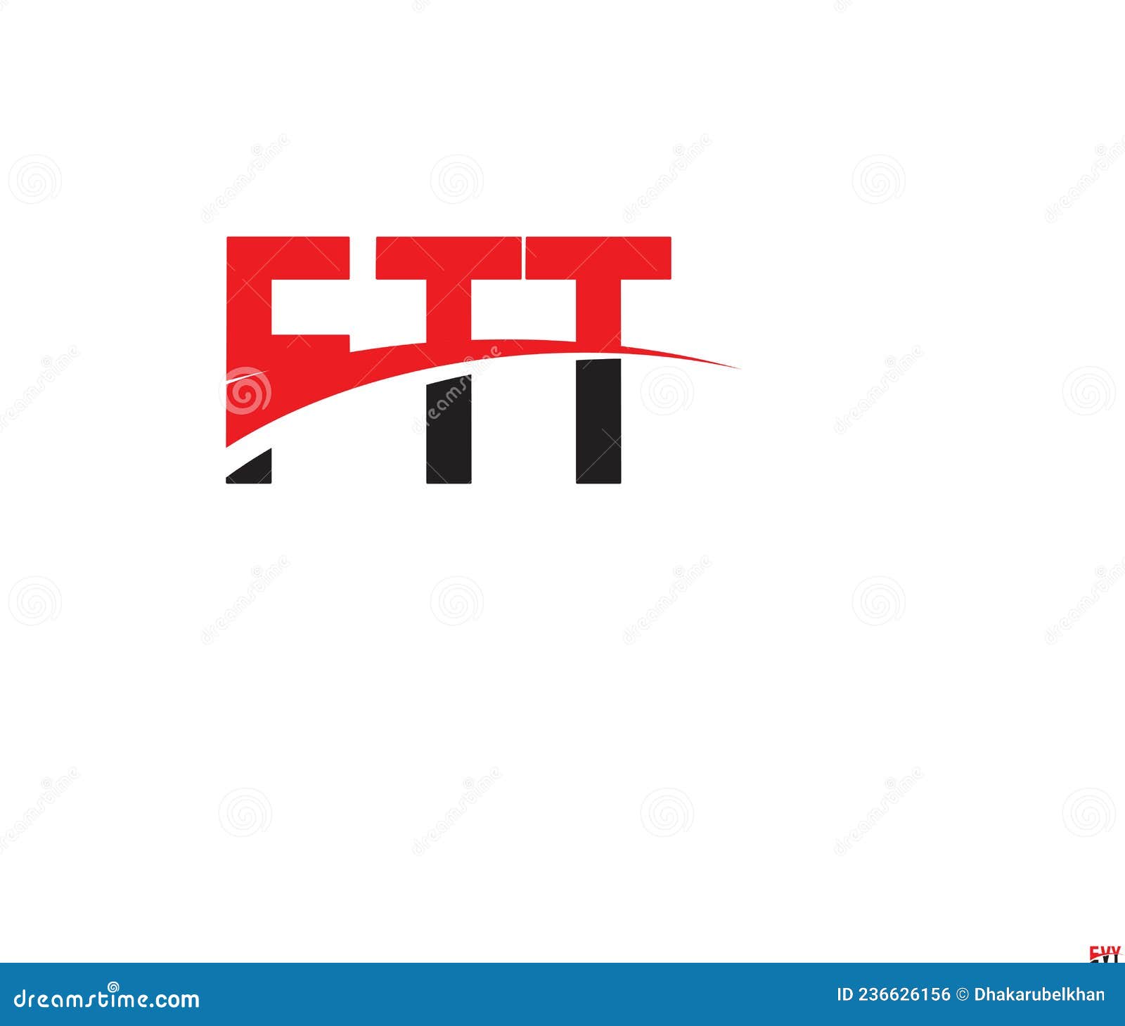 FTT Letter Initial Logo Design Vector Illustration Stock Vector ...