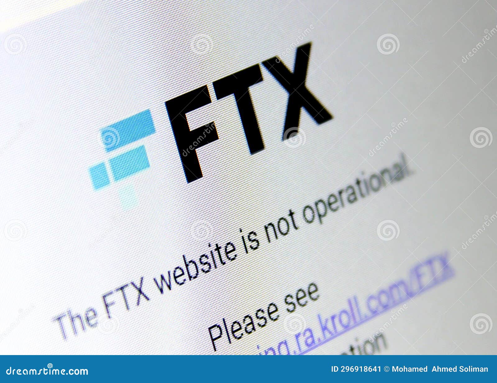 FTX exchange website editorial photo. Image of phone - 296918641
