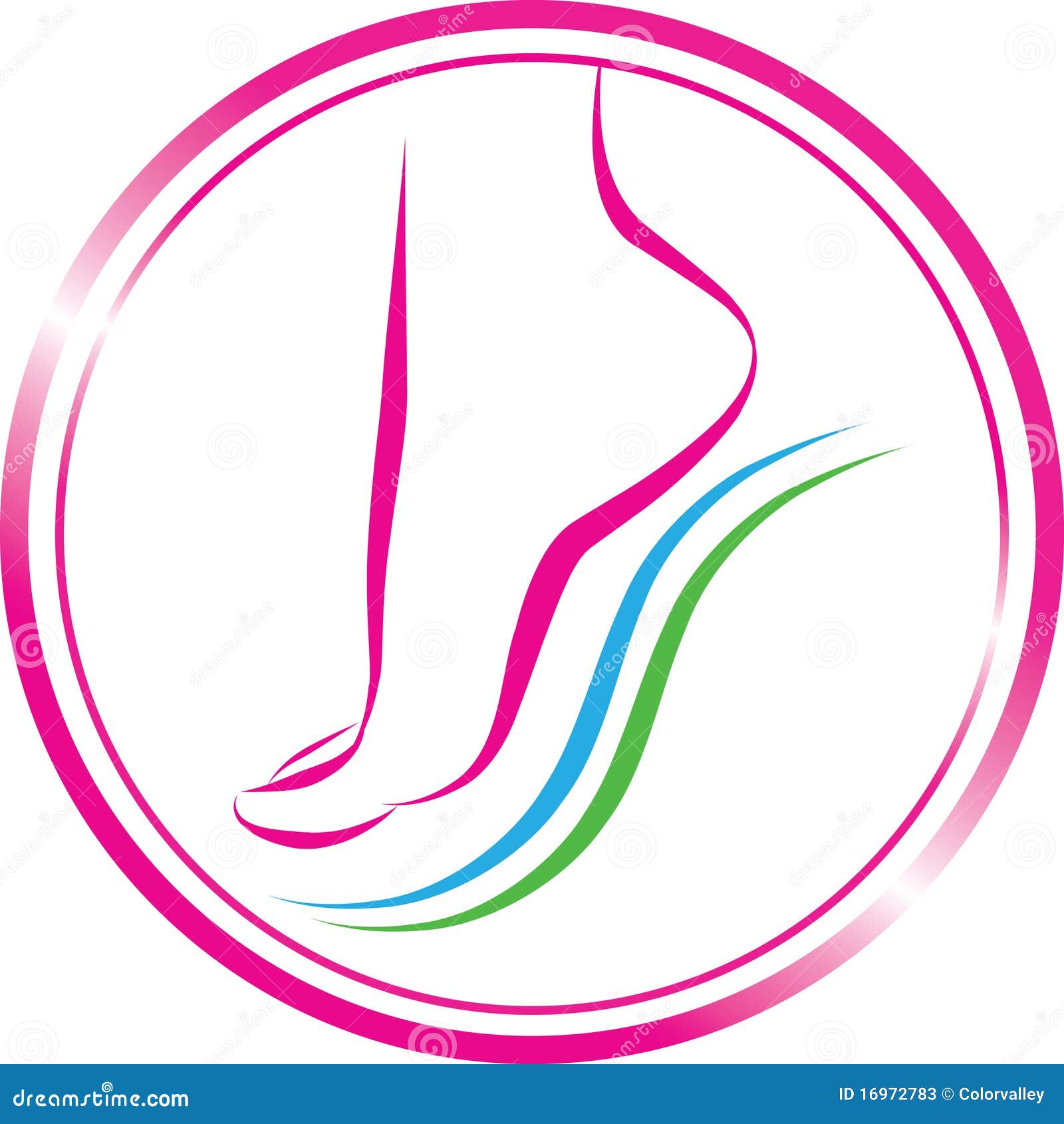 Fußsymbol vektor abbildung. Illustration von abbildung - 16972783