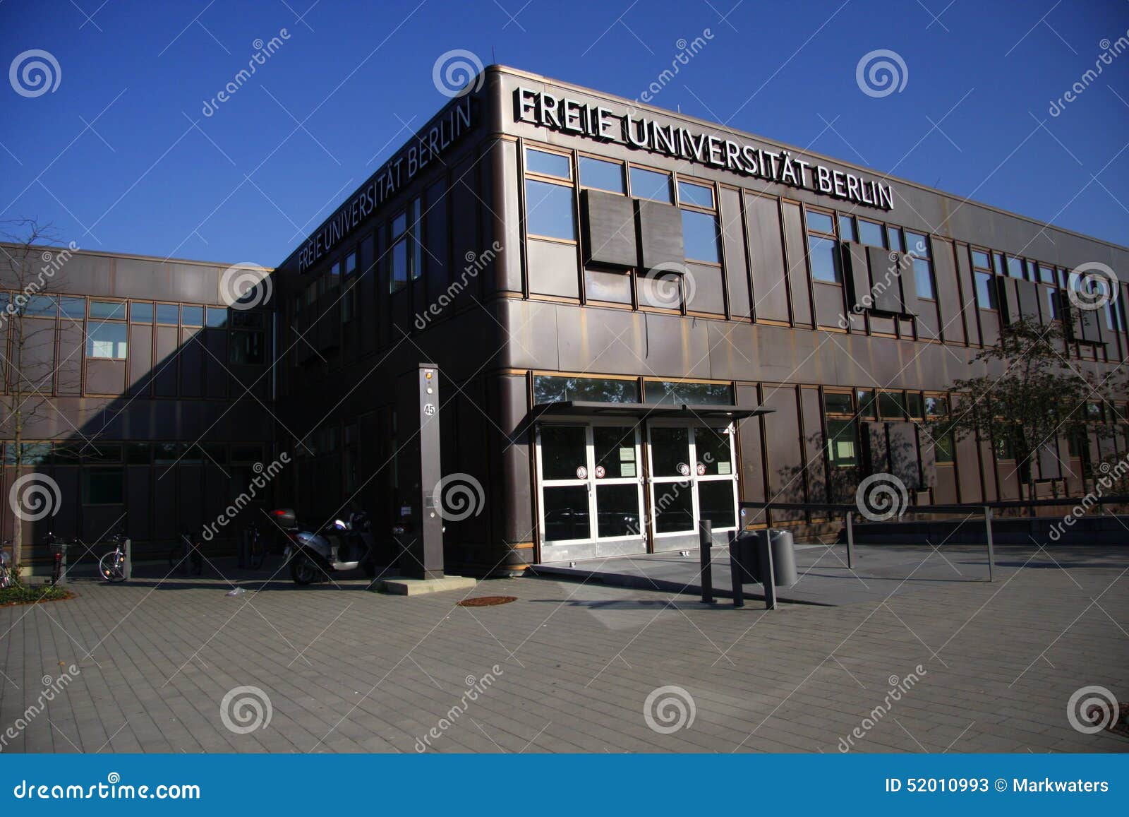 FU Berlin editorial stock photo. Image of rusty, october - 52010993