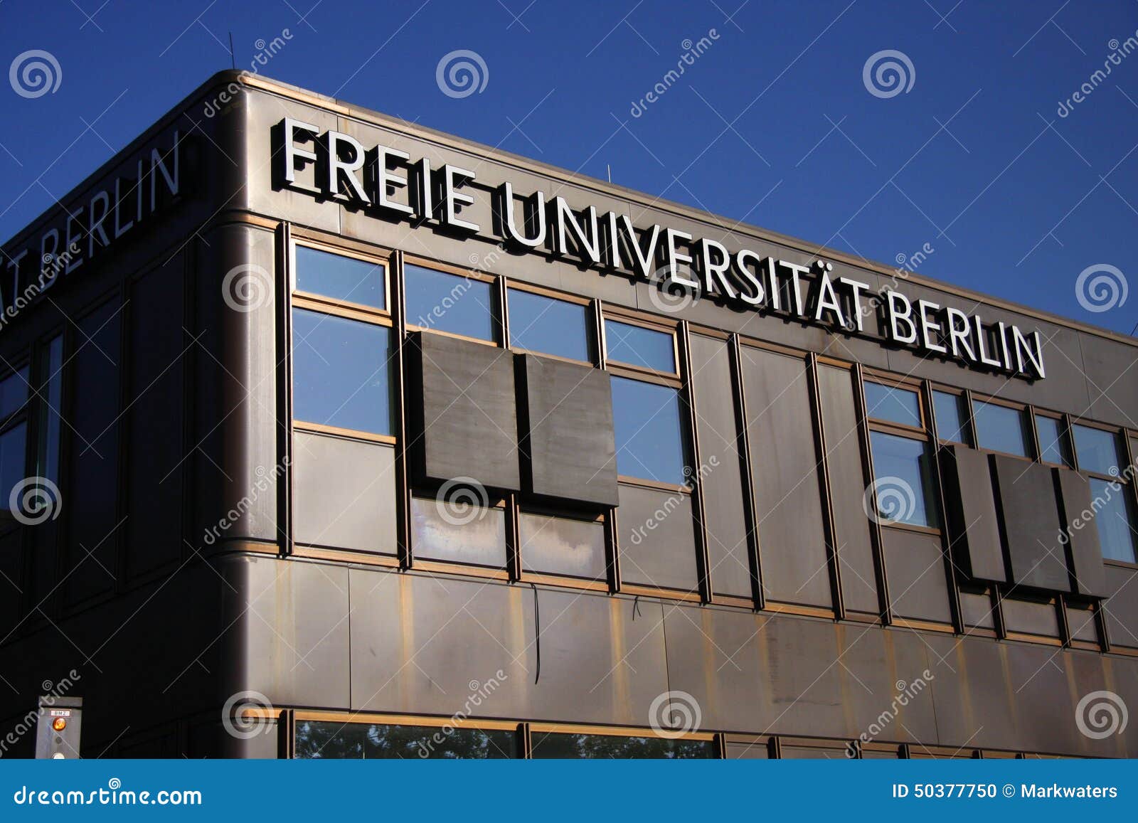 FU Berlin editorial image. Image of building, october - 50377750
