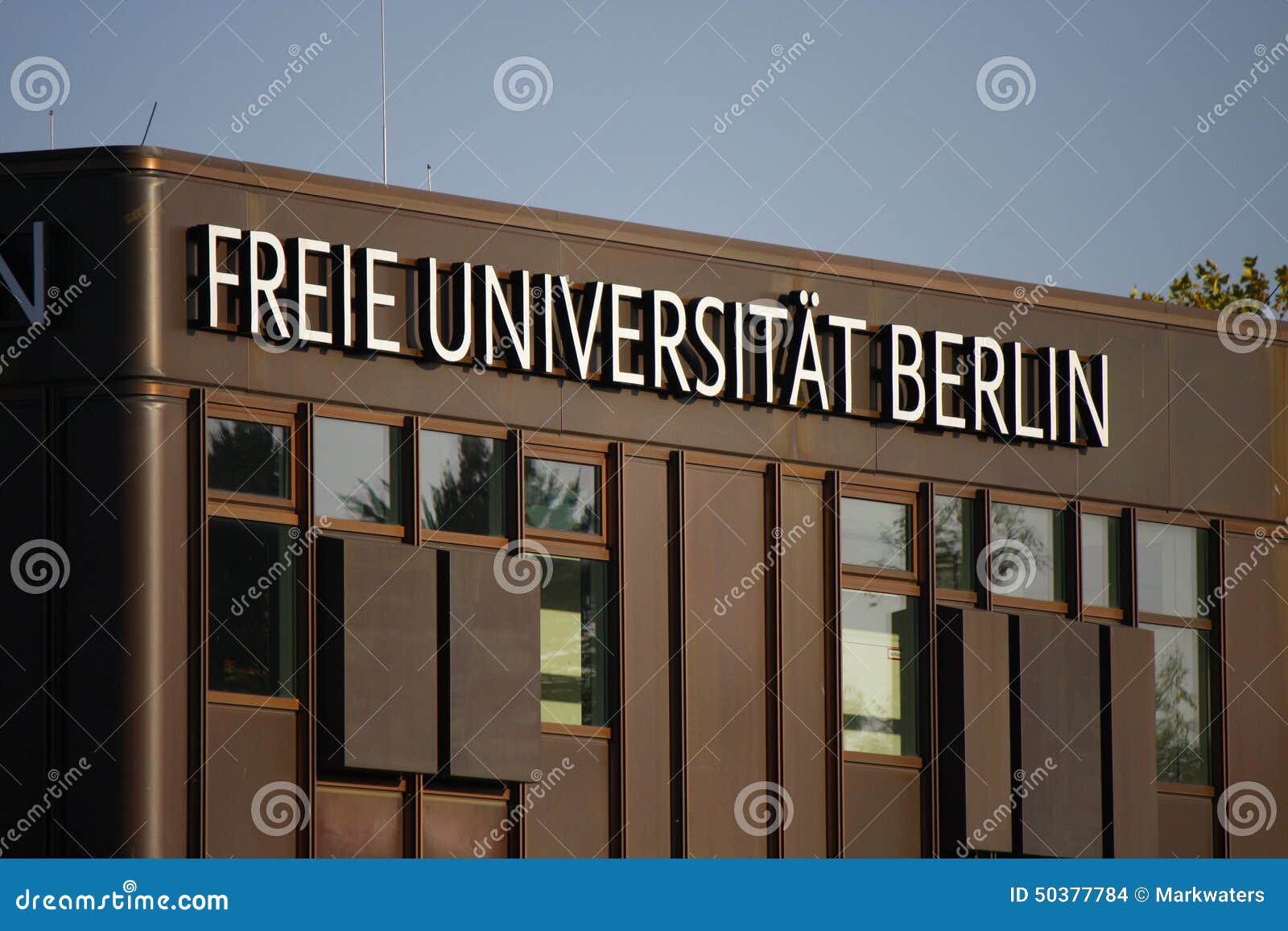 FU Berlin editorial stock image. Image of college, germany - 50377784