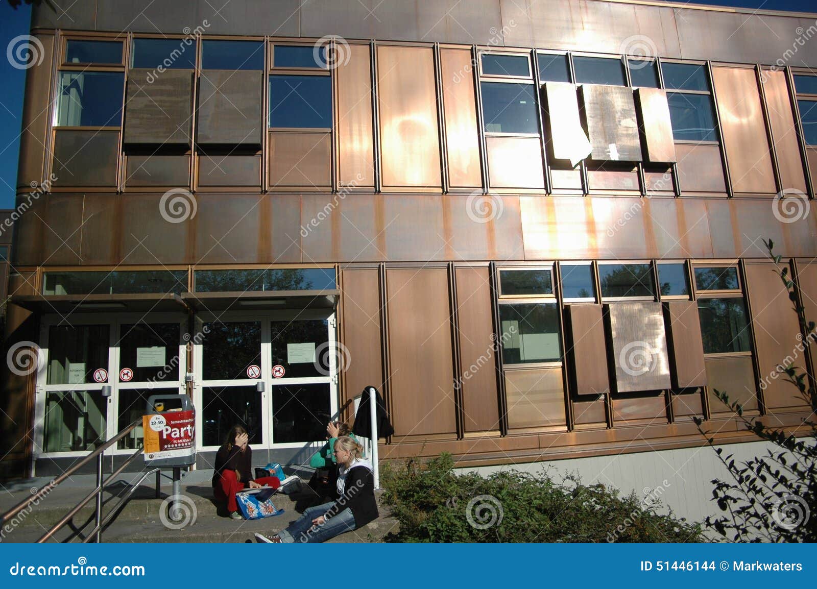 FU Berlin editorial stock image. Image of rostlaube, building - 51446144