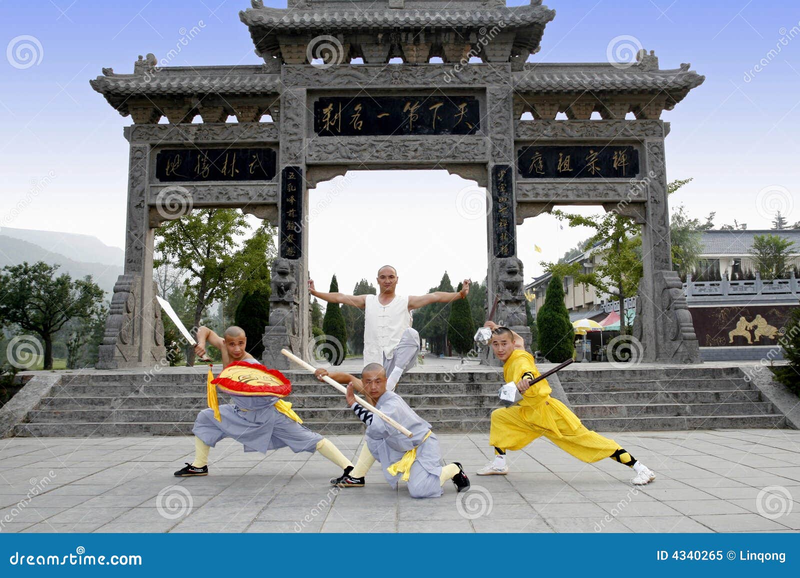 Fu chinois de kung image stock. Image du action, histoire - 4340265