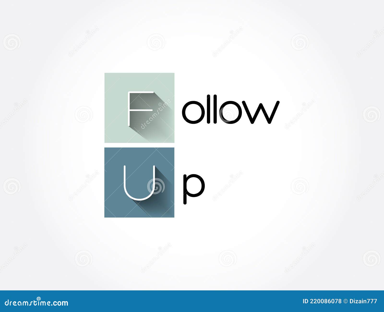 FU - Follow-Up Acronym, Concept Background Royalty-Free Stock ...