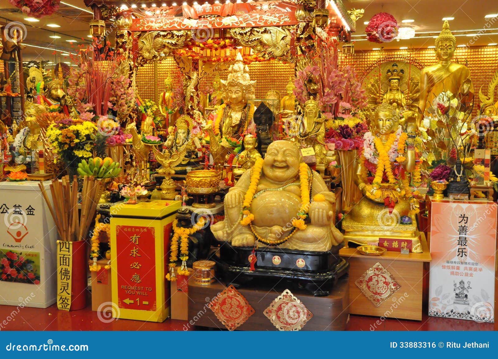 Fu Lu Shou Complex in Singapore Redactionele Foto - Image of ...