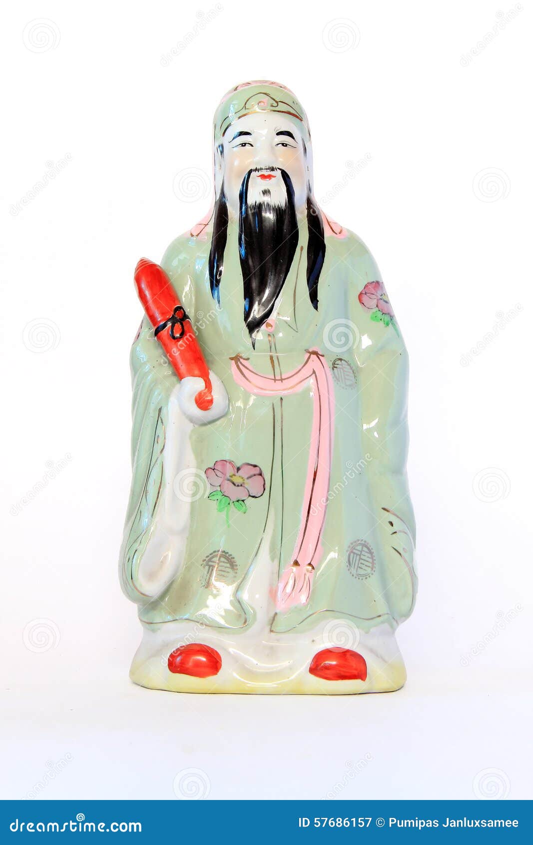 Fu Lu Shou stock image. Image of chinese, white, stars - 57686157