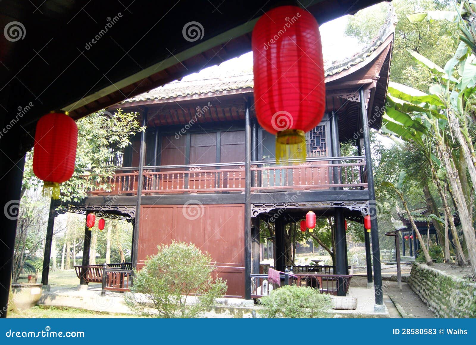 The Fu Rong Lou Ancient Landscape Editorial Stock Photo - Image of ...