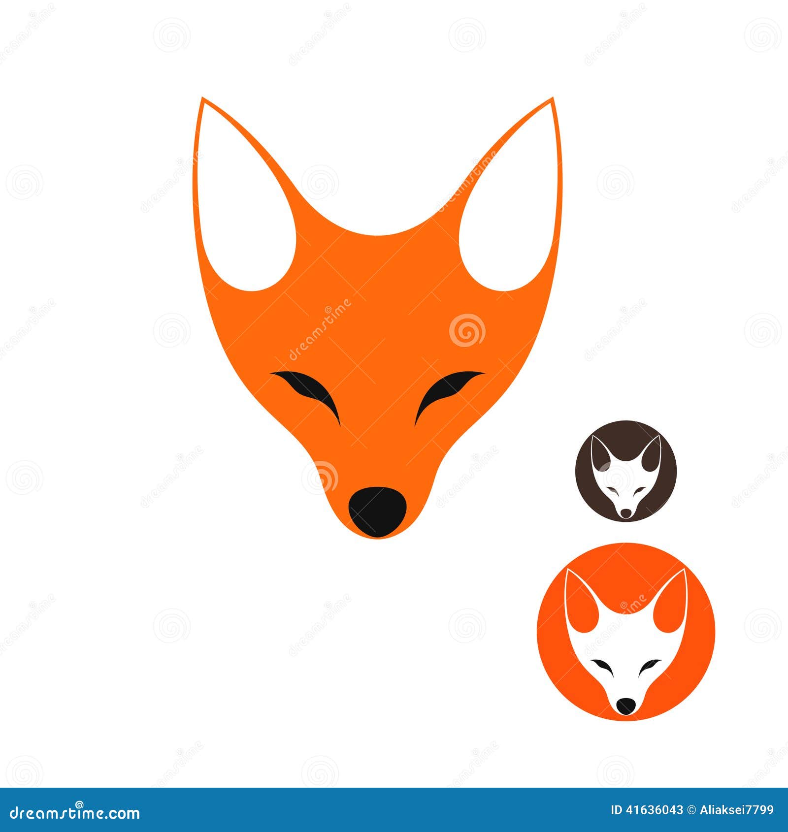 Fuchs vektor abbildung. Illustration von zeichen, getrennt - 41636043
