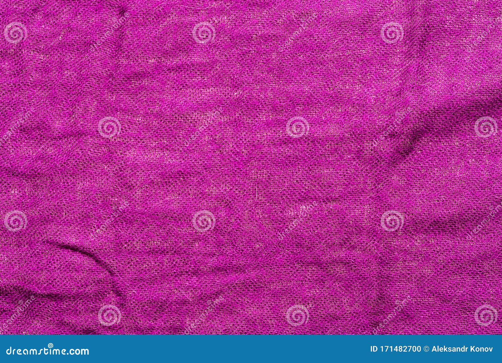 Fuchsia Color Wrinkled Fabric Texture. Closeup Stock Photo - Image of ...