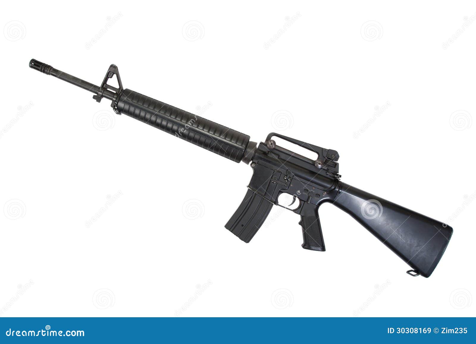 Fucile Dell'esercito Americano M16 Immagine Stock - Immagine di ...
