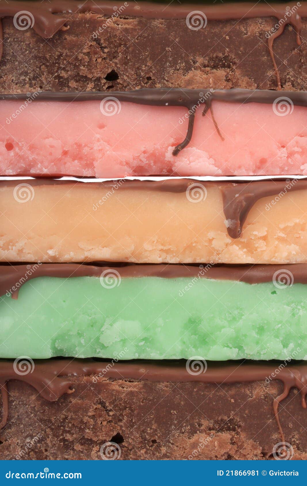 Fudge Bars in Different Colors Stock Image - Image of pile, bars: 21866981