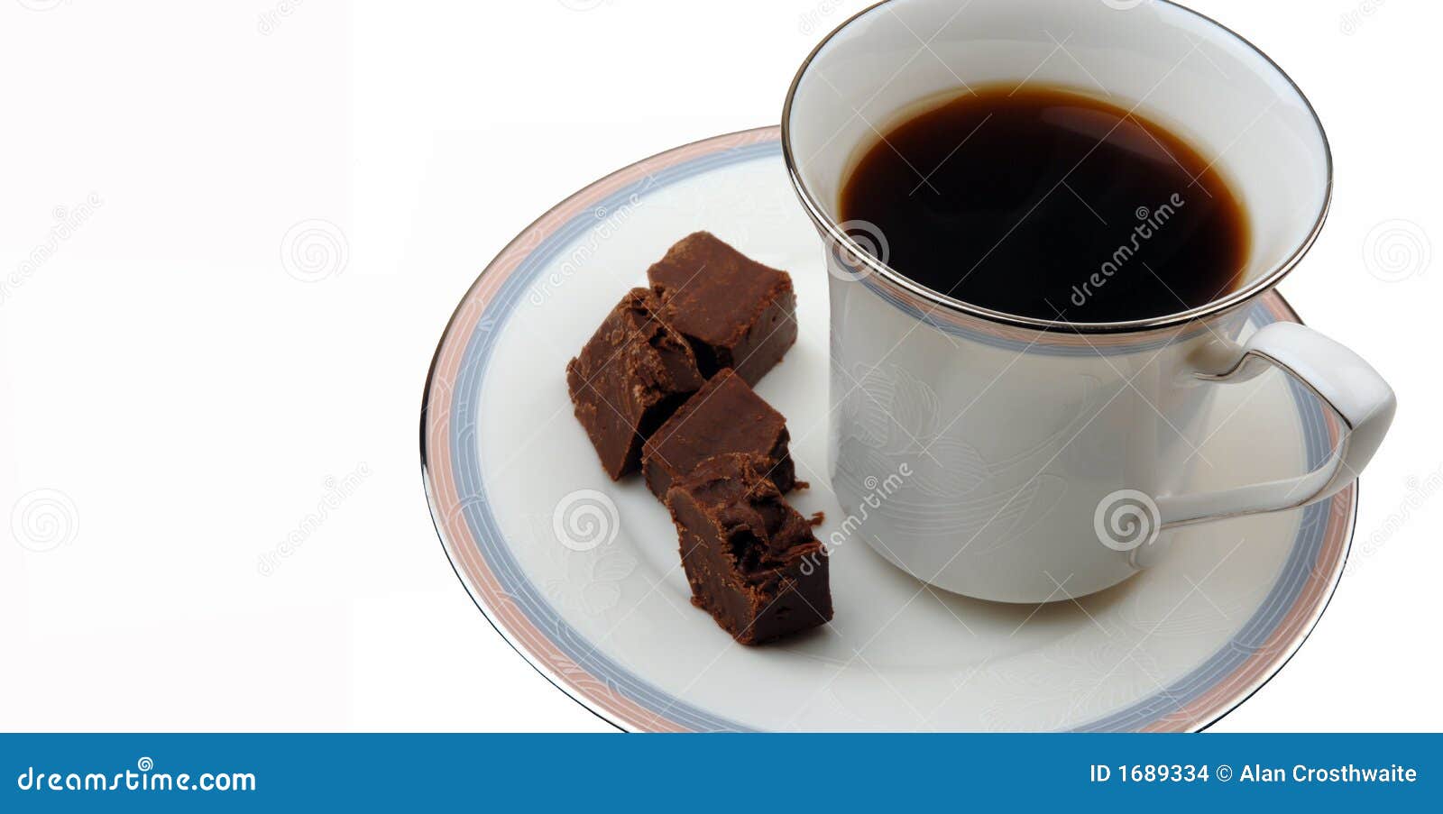 Fudge and Coffee Indulgences Stock Photo - Image of snack, snacks: 1689334