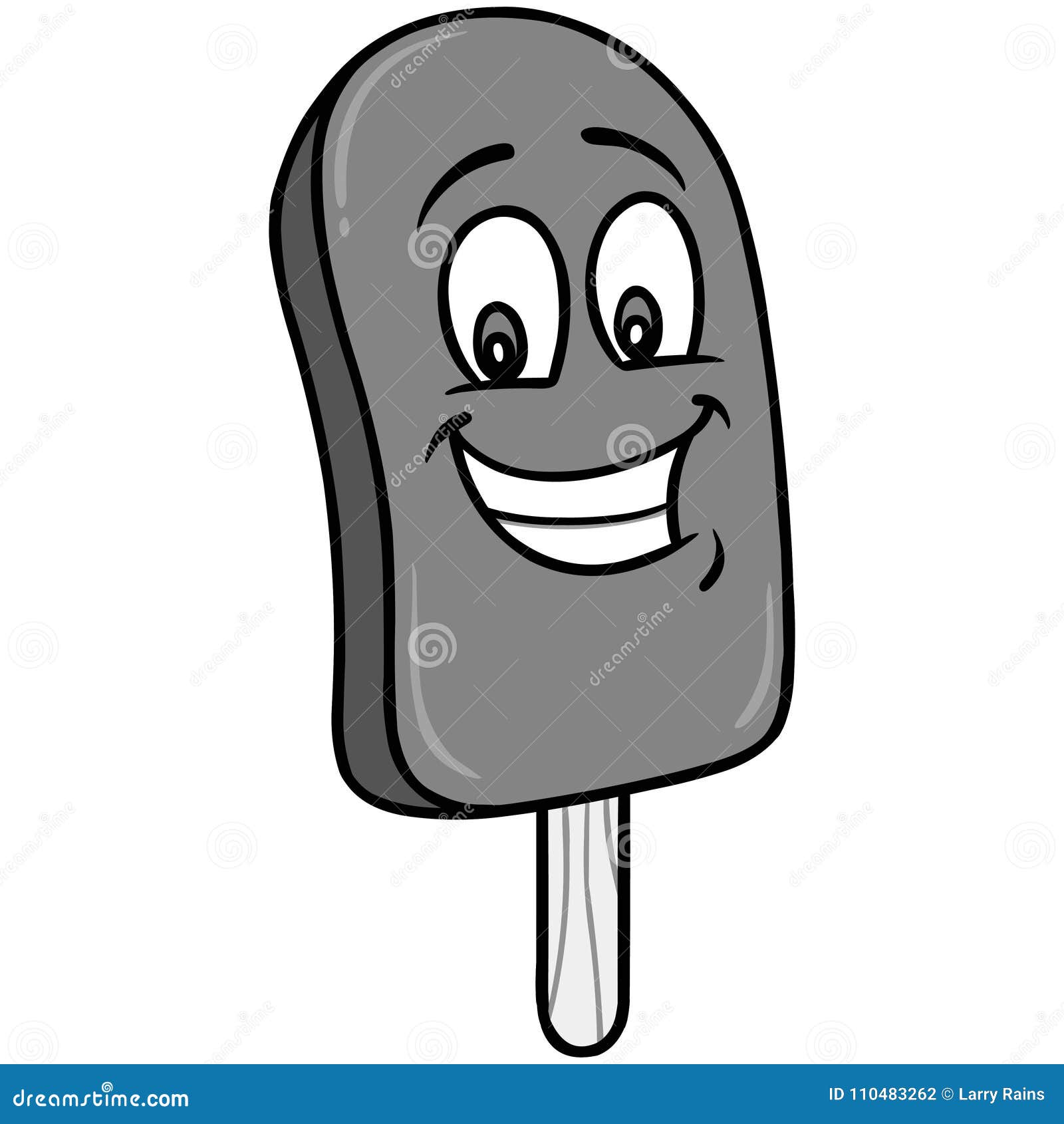 Fudge Pop Illustration stock vector. Illustration of sugar - 110483262