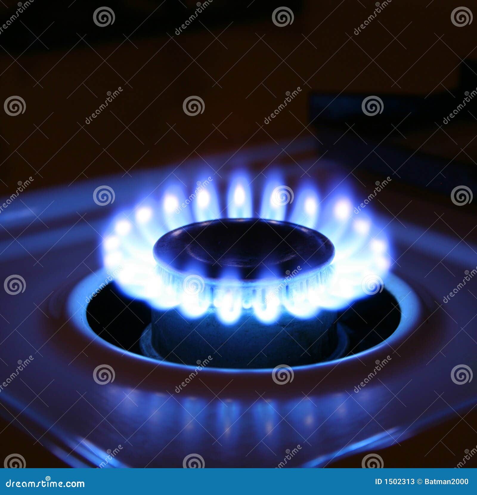 Fuego azul imagen de archivo. Imagen de cocina, centelleo - 1502313