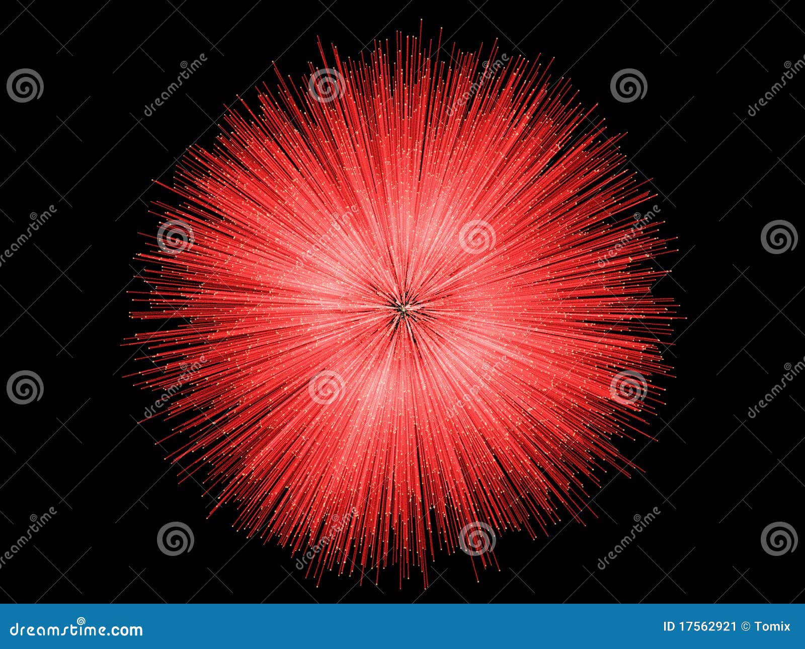 Fuegos artificiales rojos imagen de archivo. Imagen de estalle - 17562921