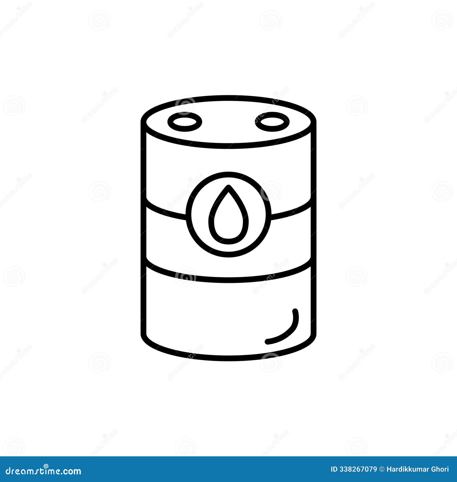 Fuel Barrel Icon Vector Illustration | CartoonDealer.com #341277048