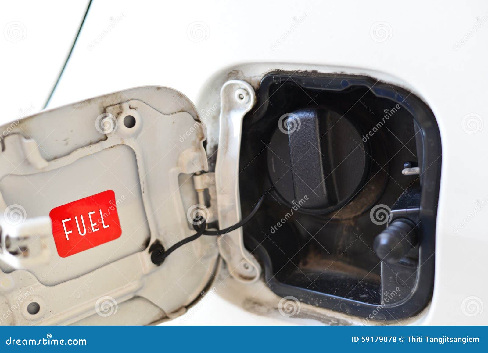 Fuel cap stock photo. Image of aluminum, open, gasoline - 59179078
