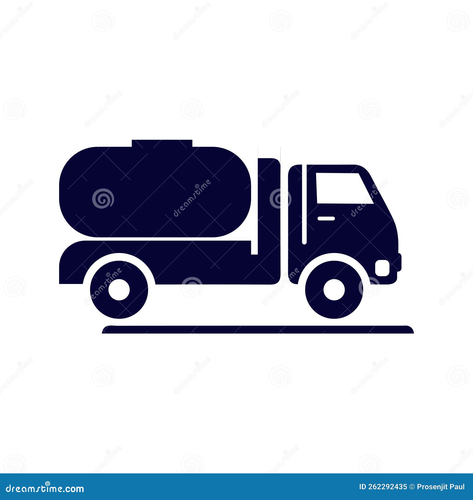 Fuel container truck icon stock vector. Illustration of delivery ...