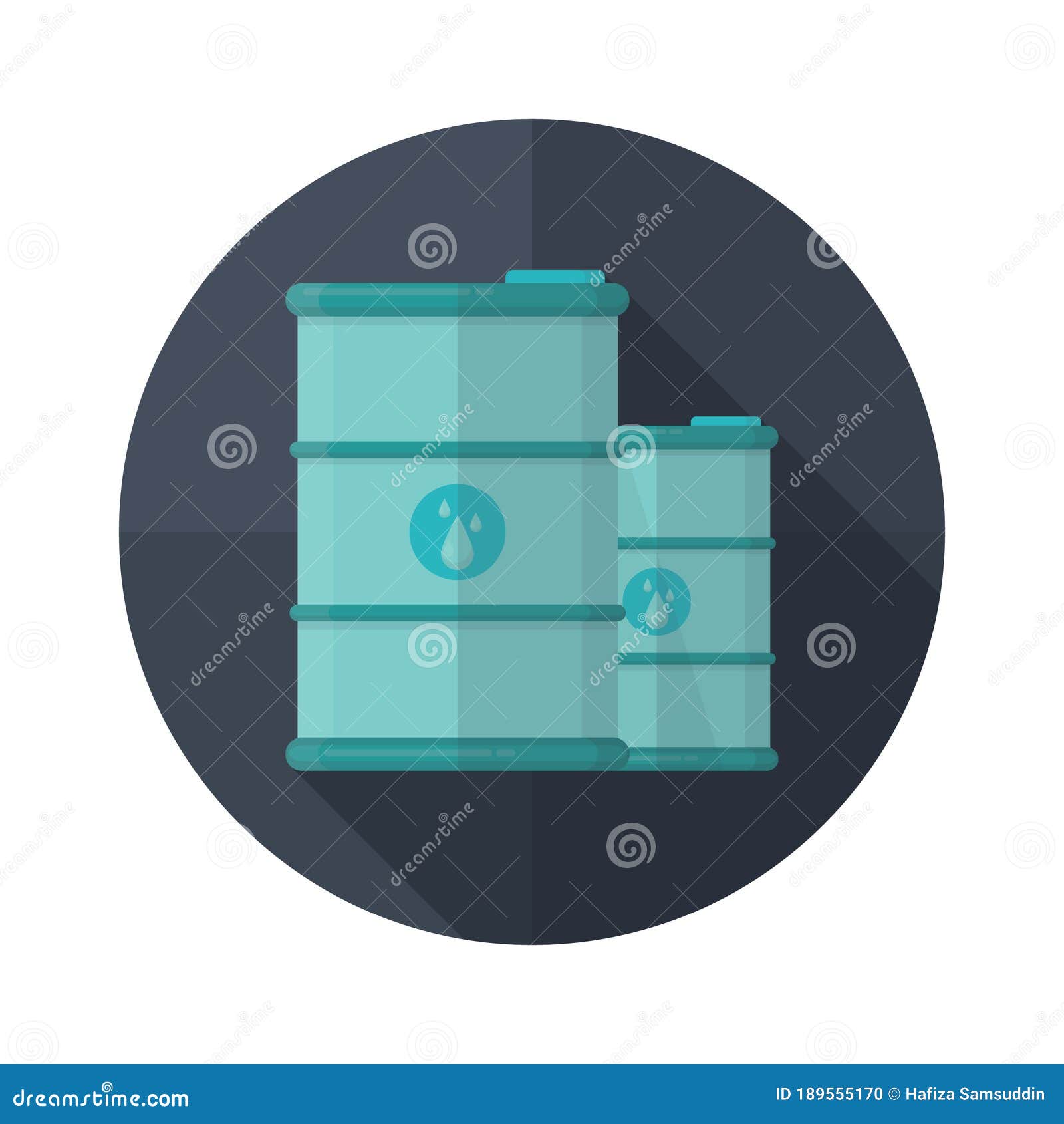 Fuel Containers. Vector Illustration Decorative Design Stock Vector ...
