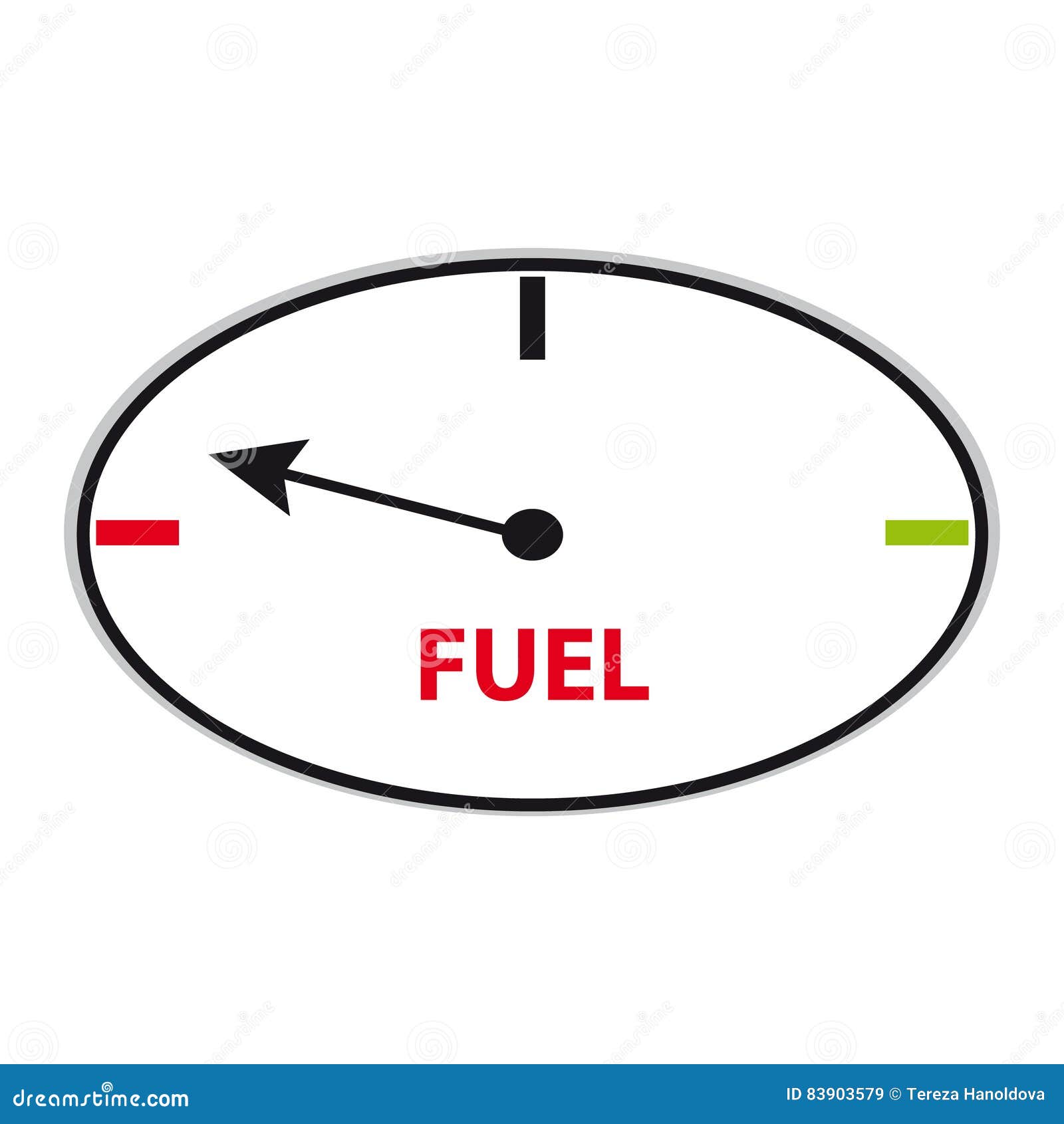 Fuel Control Symbol on White Background Stock Vector - Illustration of ...