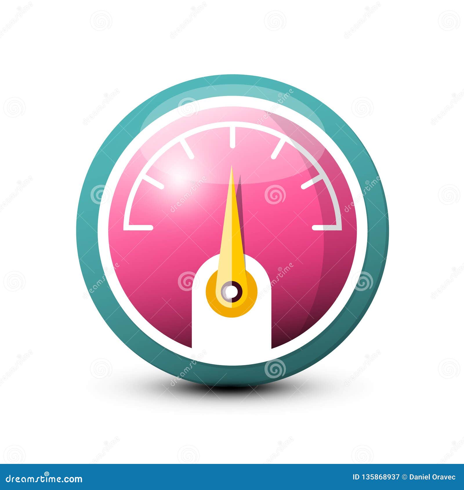Fuel - Dashboard Vector Icon Stock Vector - Illustration of counter ...