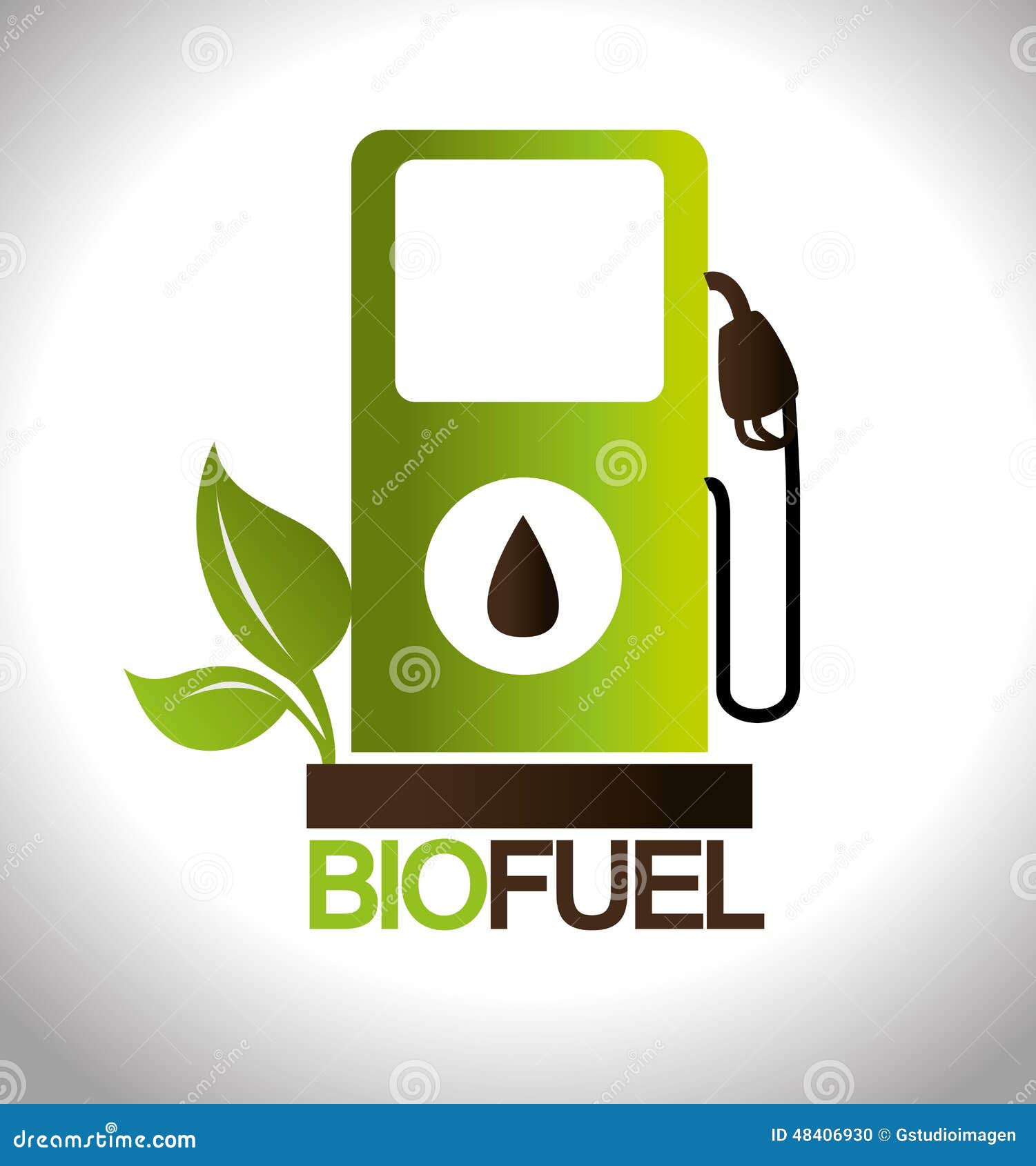 Fuel Design, Vector Illustration. Stock Vector - Illustration of green ...