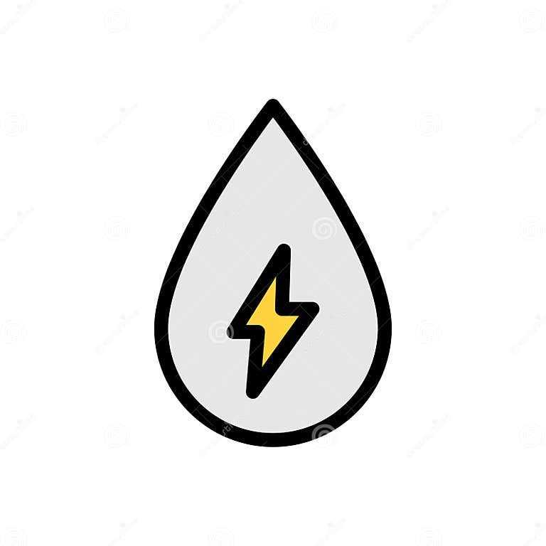 Fuel drop stock vector. Illustration of droplet, vector - 211314445