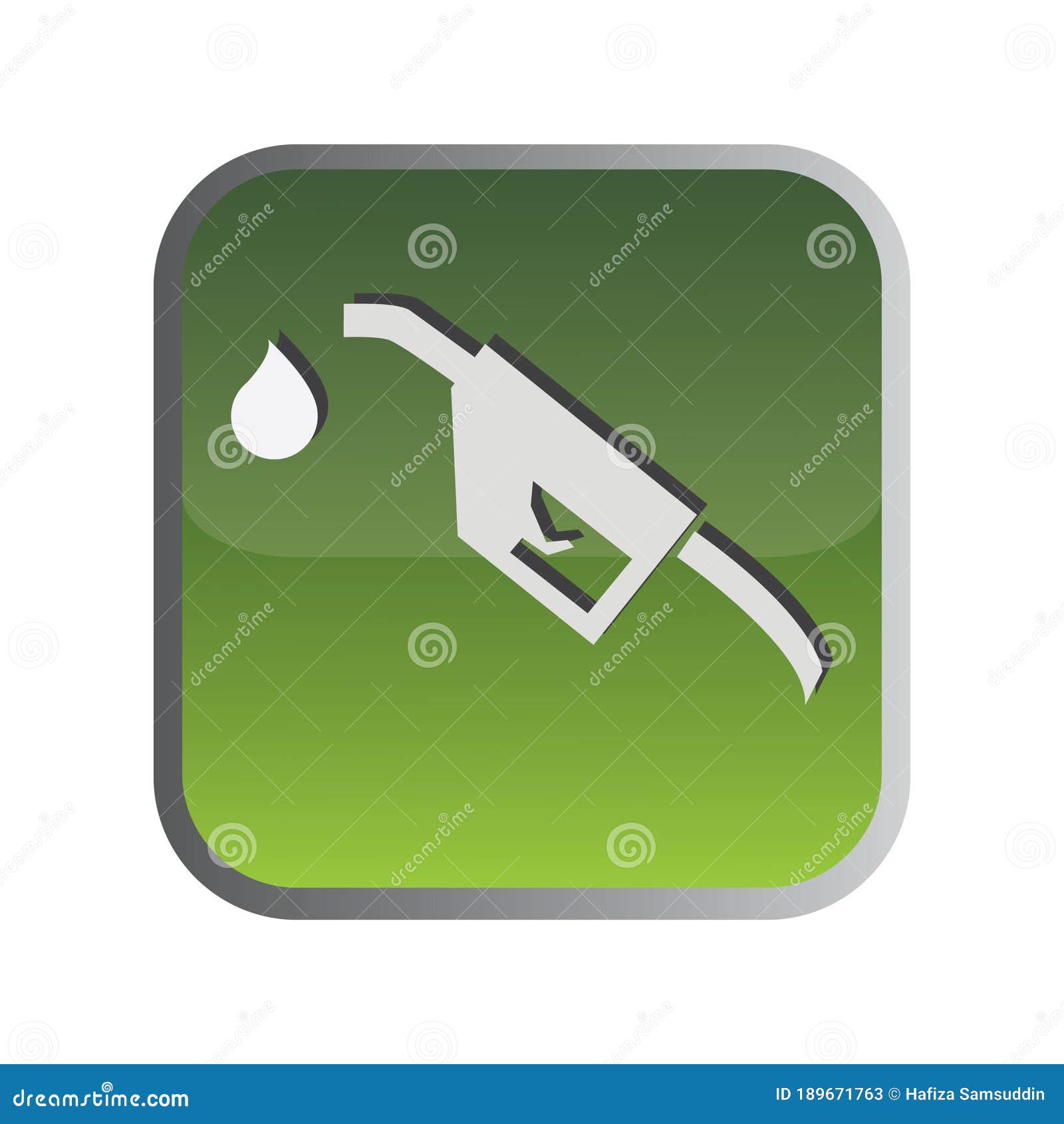 Fuel Filling Nozzle. Vector Illustration Decorative Design Stock Vector ...
