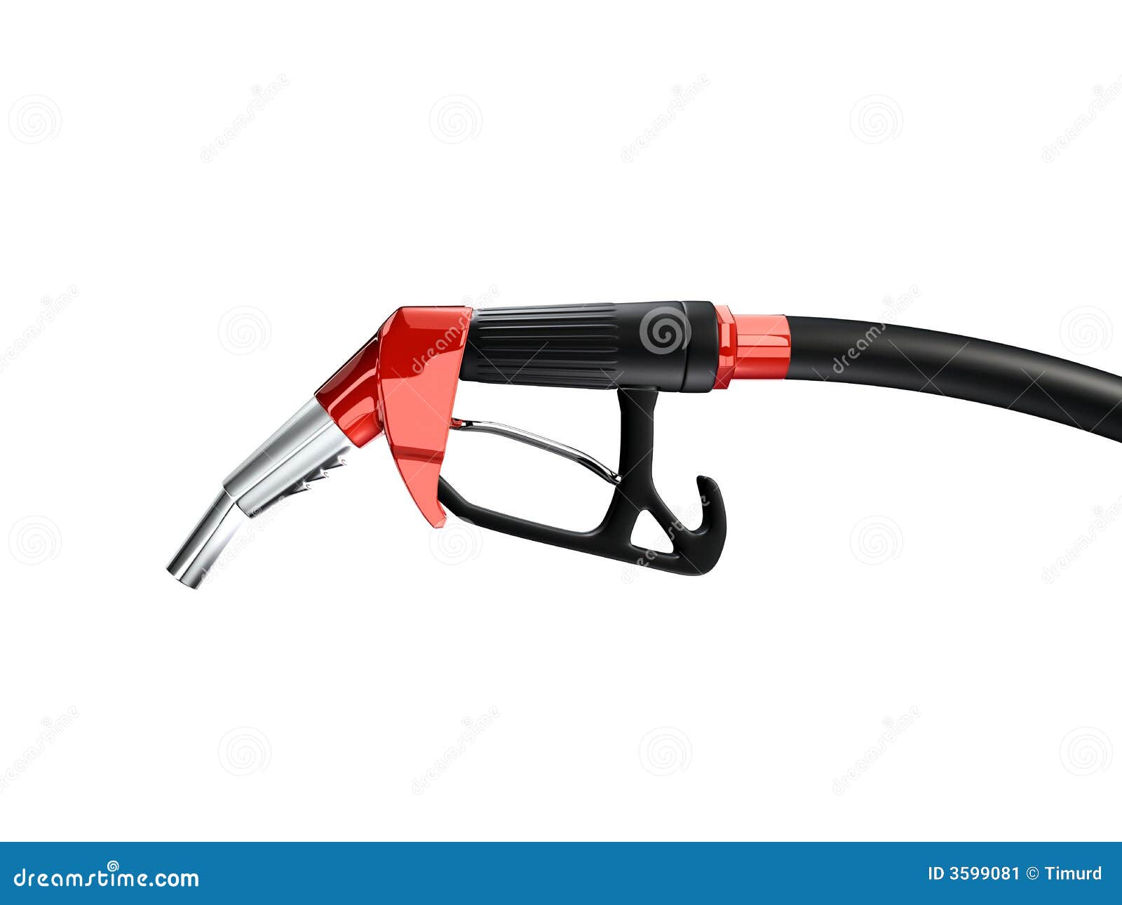 Fuel Filling Up Refueling Hose Stock Illustration - Illustration of ...