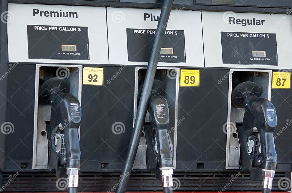 Fuel or Gas Pumps stock image. Image of gallon, petroleum - 10500283