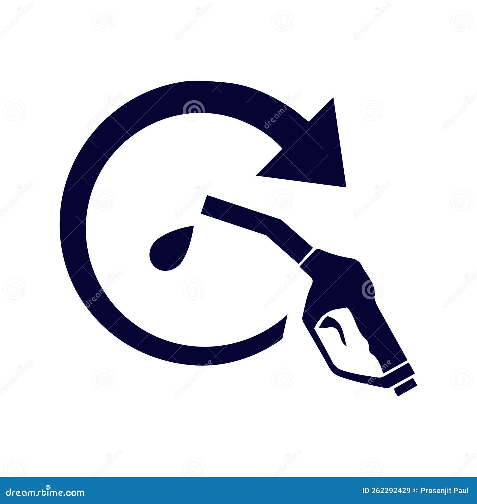 Fuel gas station icon stock vector. Illustration of petrol - 262292429