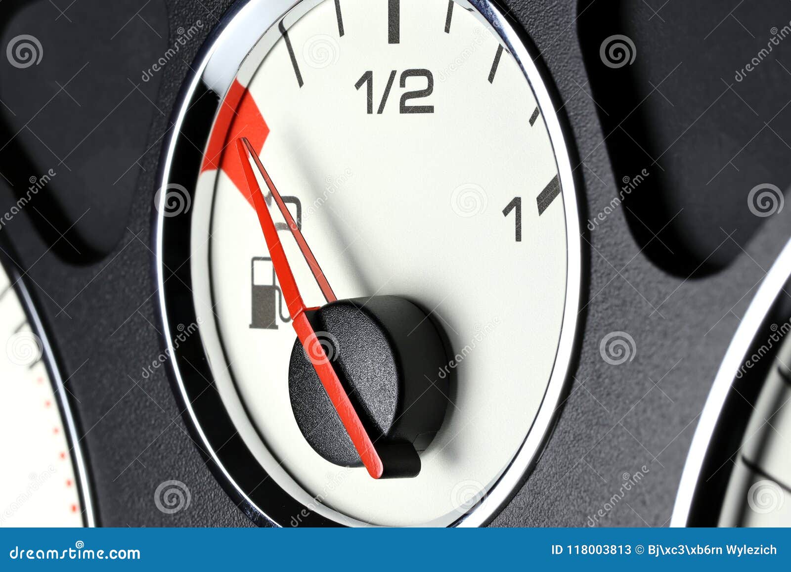 Empty Gas Tank Dashboard