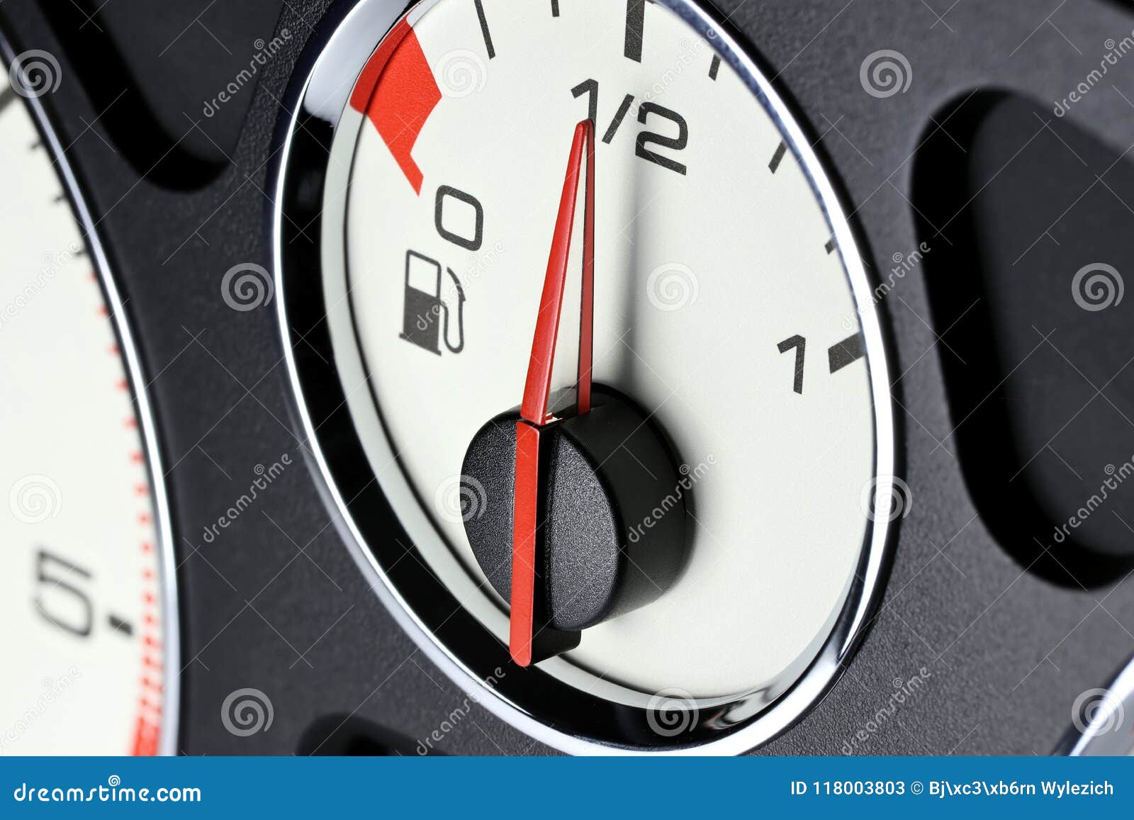 Half full tank stock image. Image of filling, instrument - 118003803