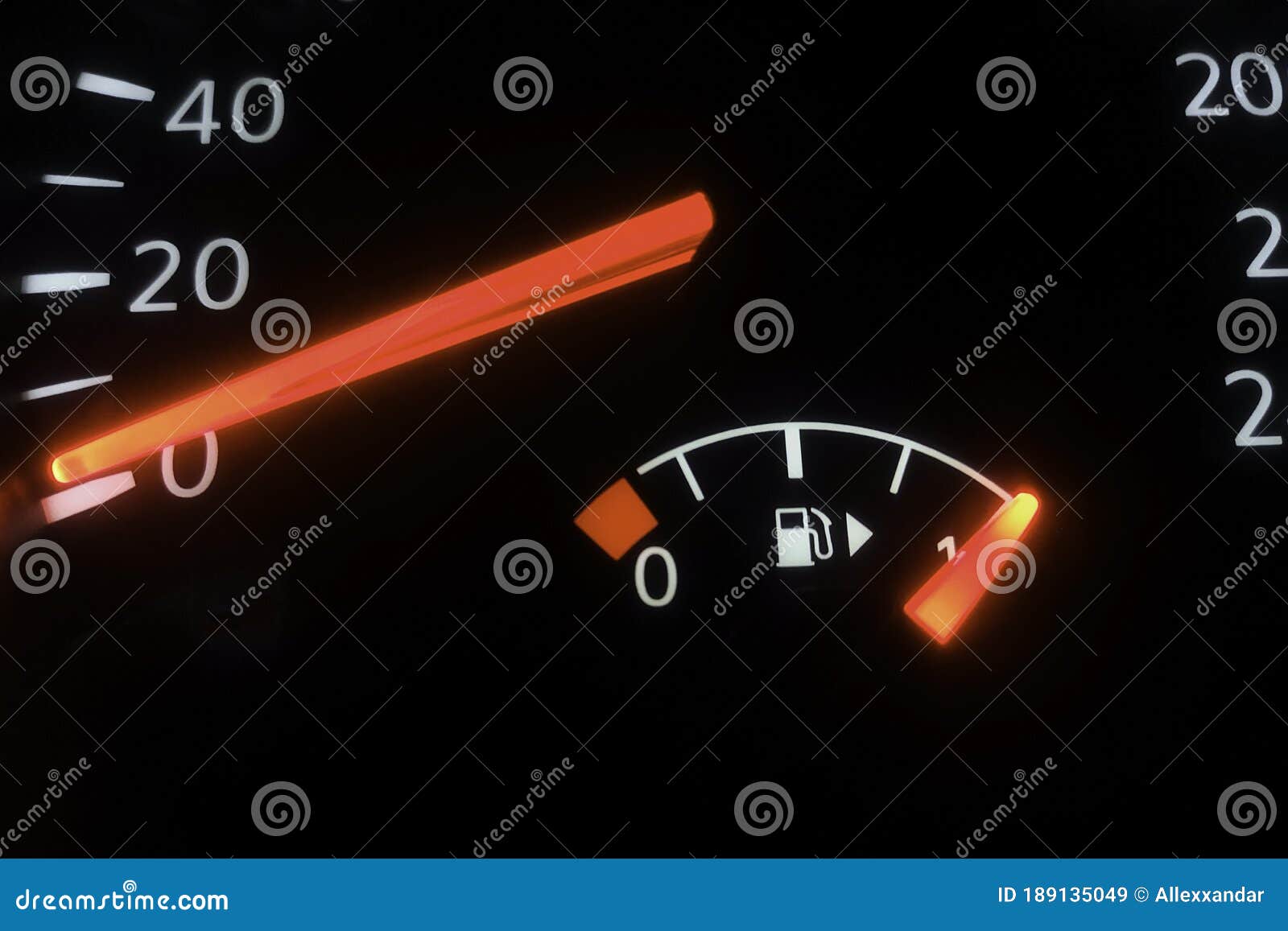 Fuel Gauge, Full Tank, Car Fuel Display Stock Image - Image of cost ...