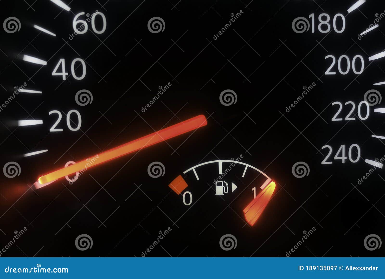 Fuel Gauge, Full Tank, Car Fuel Display Stock Image - Image of gasoline ...