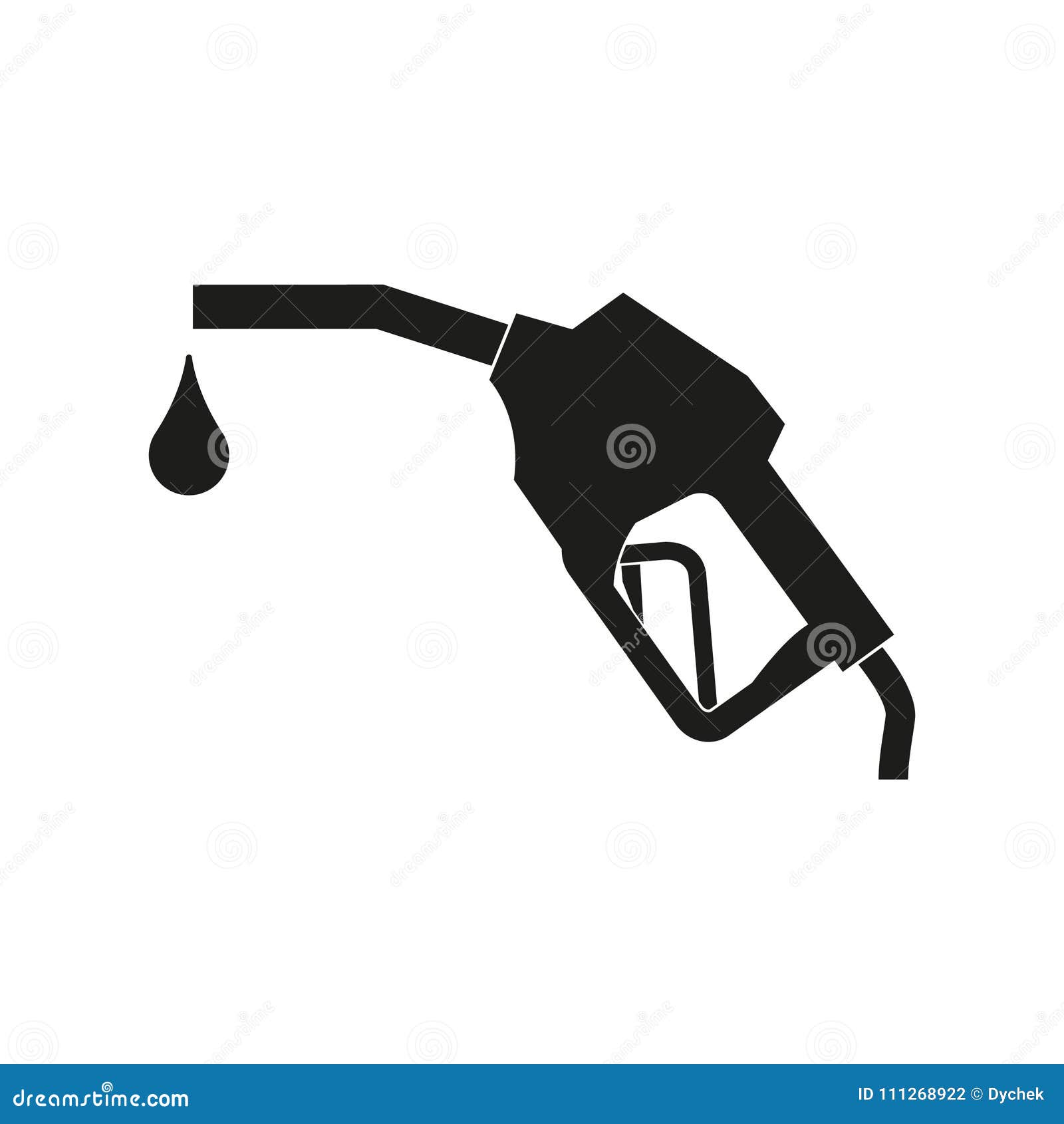 Fuel Icon. Simple Vector Illustration. Stock Vector - Illustration of ...