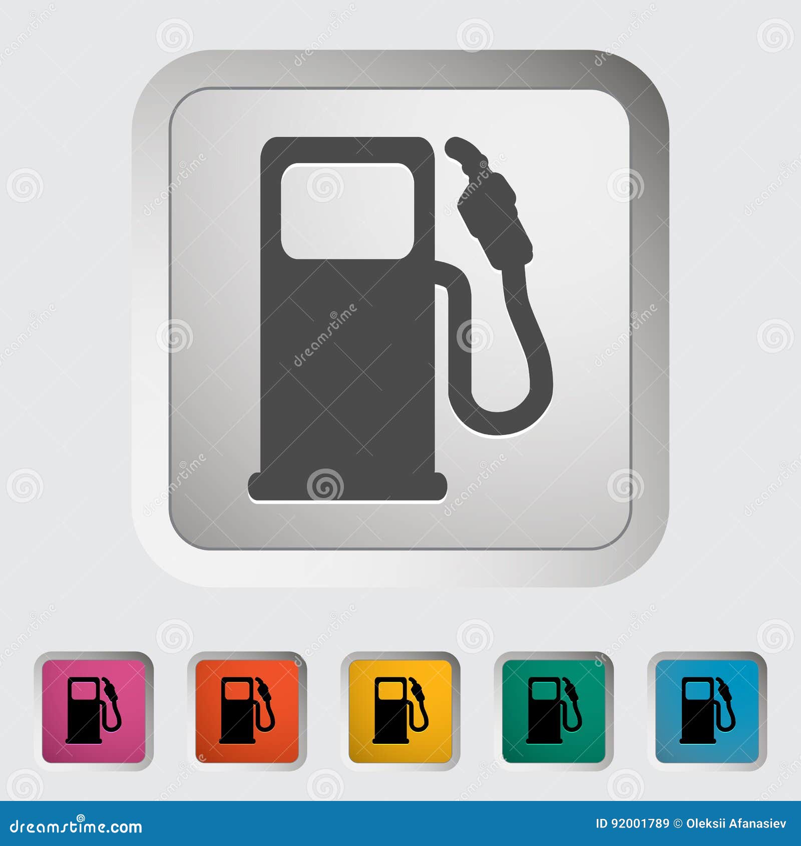 Fuel icon stock vector. Illustration of service, refuel - 92001789