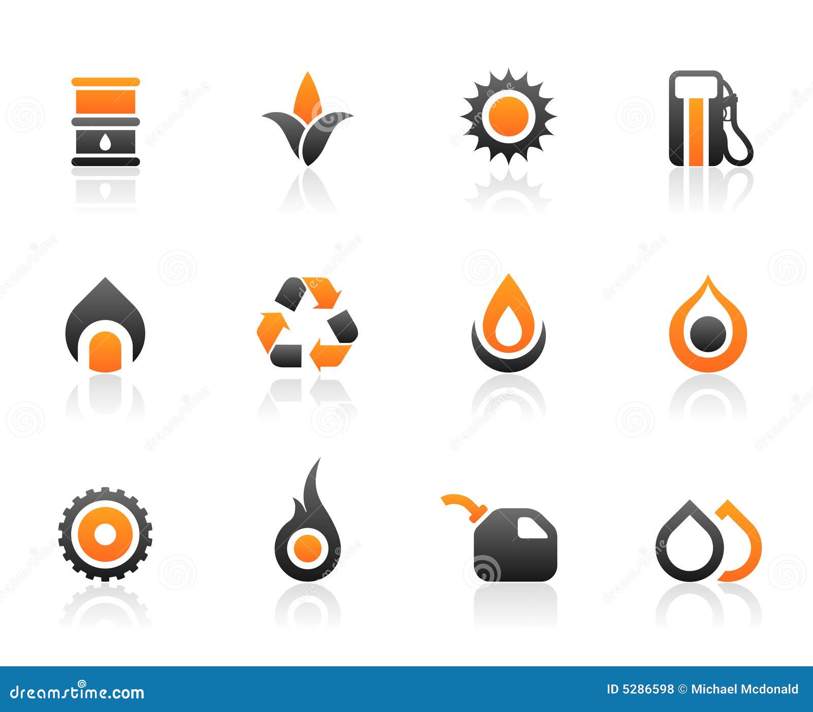 Fuel icons and graphics stock vector. Illustration of modern - 5286598
