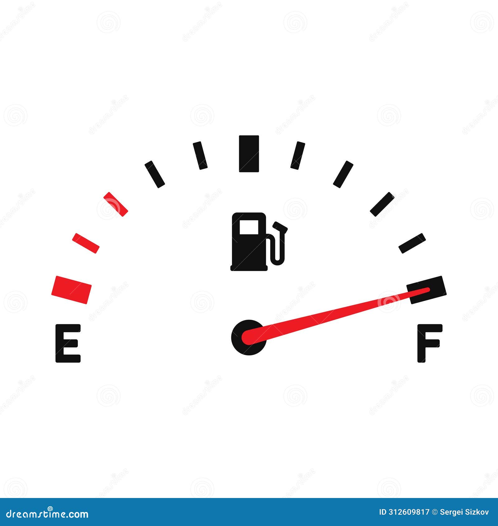 Fuel Indicator Icon Cartoon Vector | CartoonDealer.com #33144853