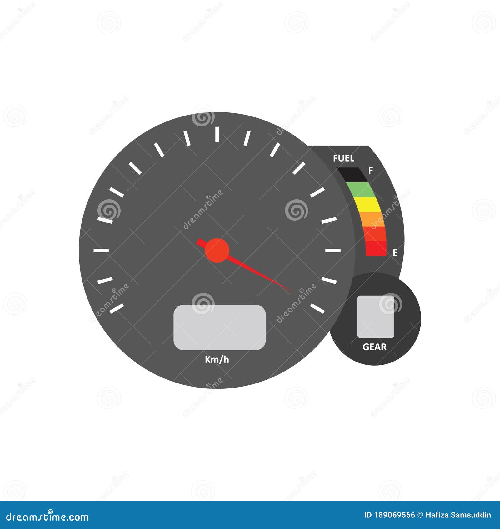 Fuel Indicator. Vector Illustration Decorative Design Stock Vector ...