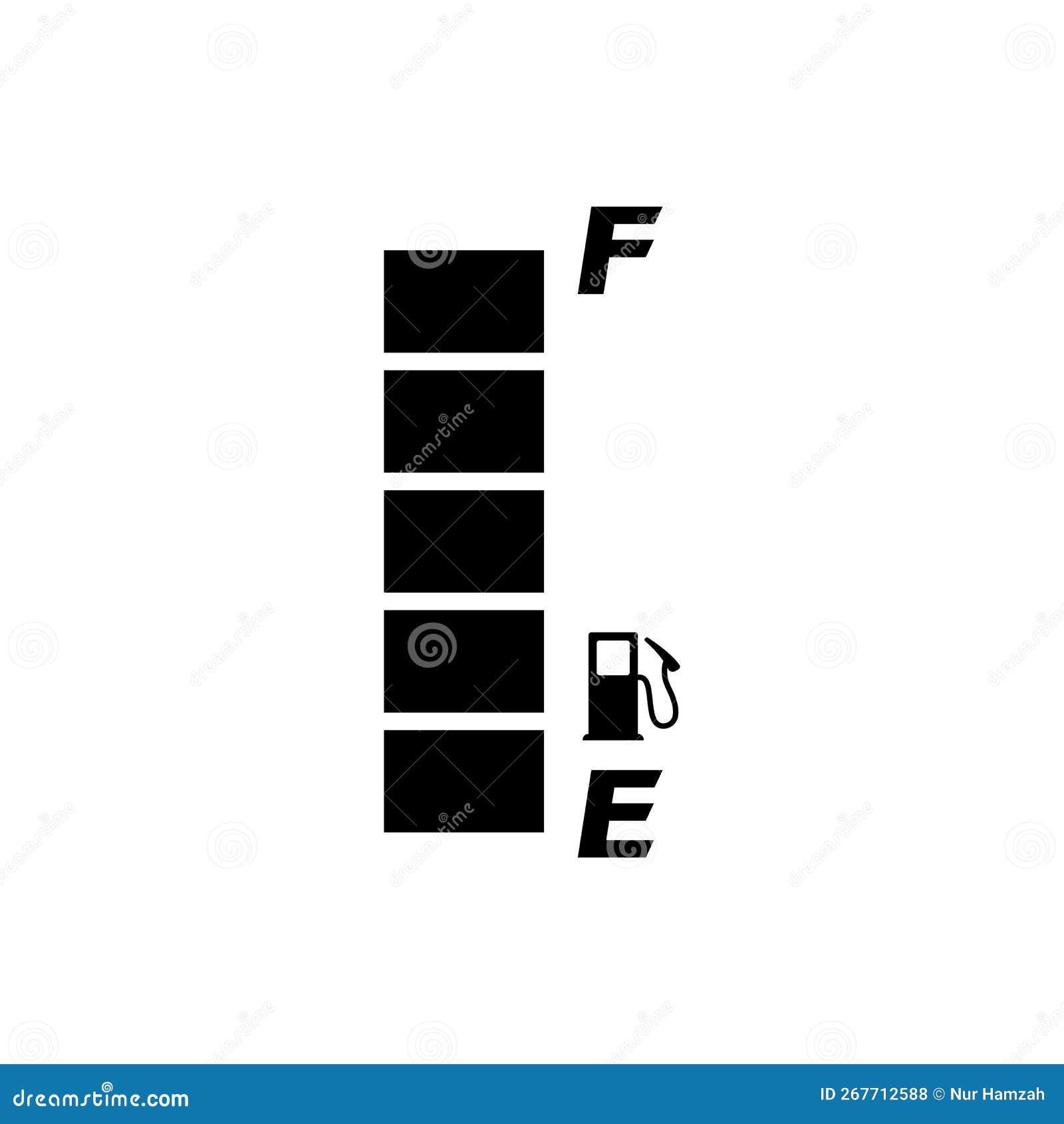 Vector Illustration Fuel Indicator Logo Template Stock Vector ...