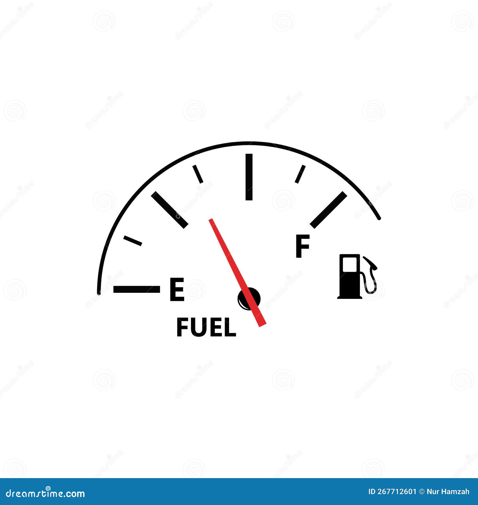 Vector Illustration Fuel Indicator Logo Template Stock Vector ...