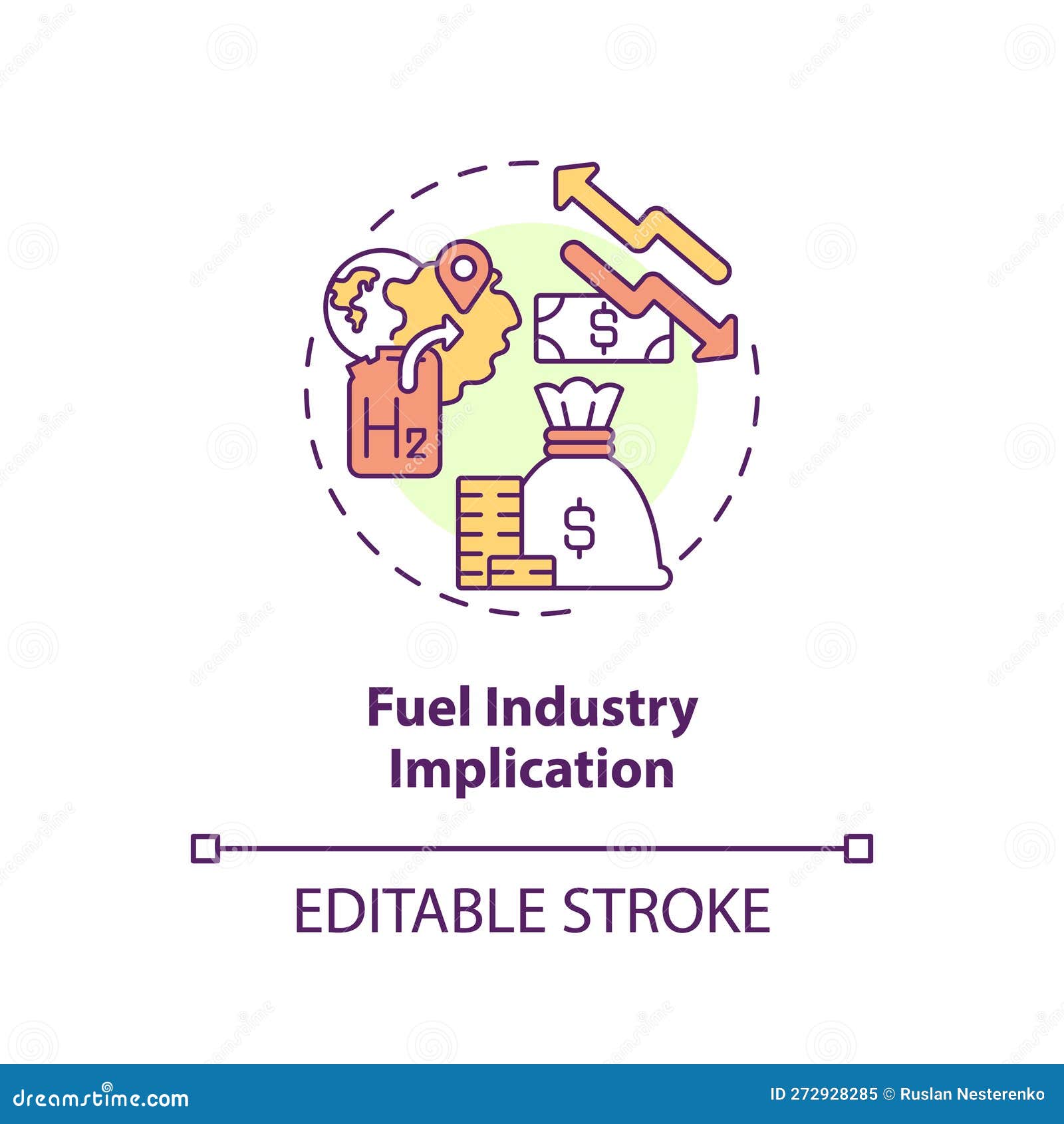 Mix Icon For Implication, Conclusion And Connotation Vector ...